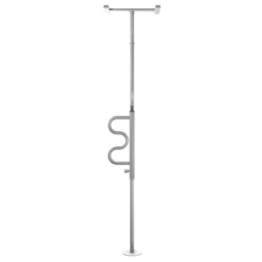 Stander Security Pole and Curve Grab Bar Safety Pole | Vitality Medical