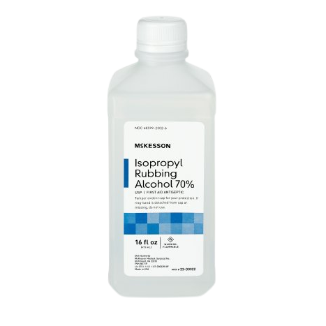 McKesson Isopropyl Rubbing Alcohol | HDX-I0020, 23-D0022, 23-D0024, 23 ...