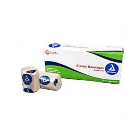 Dynarex Elastic Bandage, Latex Free | 2, 3, 4, 6 Inch | Vitality Medical