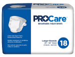 PROCare Breathable Adult Briefs, Heavy Absorbency | All Sizes ...