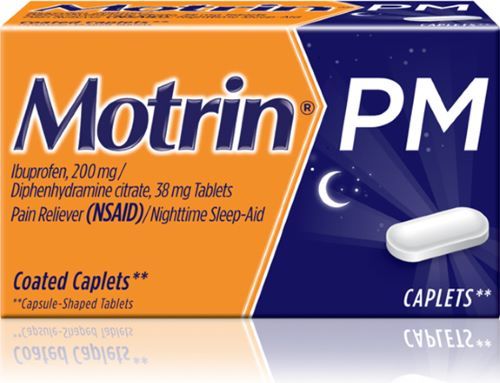 Motrin PM Sleep Aid - 200 mg Nighttime Caplets | Vitality Medical
