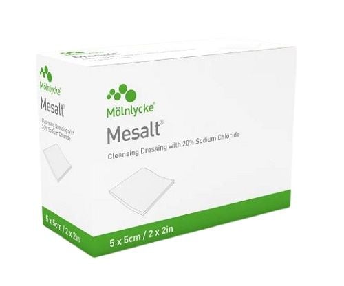 Molnlycke MESALT Sodium Chloride Impregnated Dressing | Vitality Medical