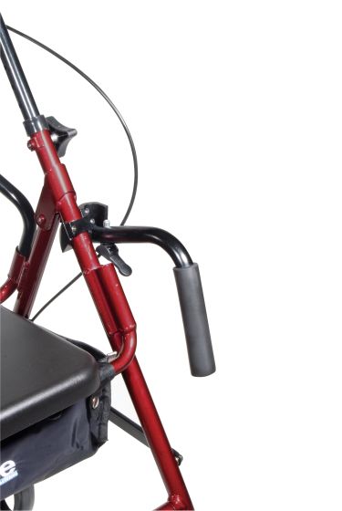 Duet Transport Chair Rollator by Drive: 795B, 795BK, 795BU