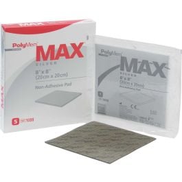 Ferris PolyMem Max Non-Adhesive Dressings w/ Silver | Vitaltiy Medical