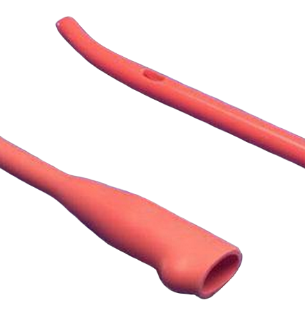 Covidien Dover Red Rubber Coude Urethral Intermittent Catheter | 8403, 8404
