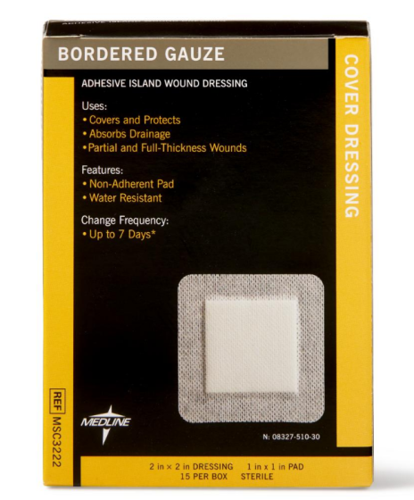 Medline Sterile Bordered Gauze