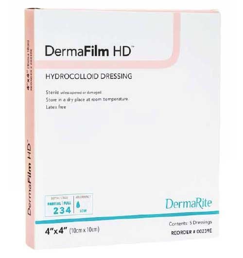 DermaFilm Hydrocolloid Dressing - Dermarite Industries 00229E, 00239E ...