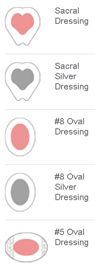 Ferris PolyMem Shapes Foam Wound Dressings | Vitality Medical