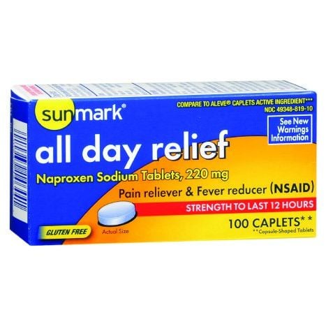 McKesson Sumark All Day Relief Pain and Fever Reducer Tablets ...