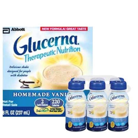 Glucerna Therapeutic Nutrion Shakes | Abbott 57801, 57804, 54544, 57807 ...