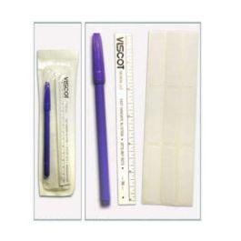 Viscot Skin Marker with Ruler and Labels - STER-VIS | Vitality Medical