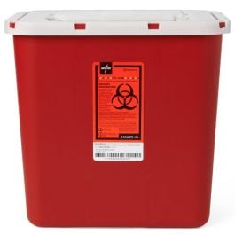 2 Gallon Medline Multipurpose Sharps Container, Red - MDS705202H