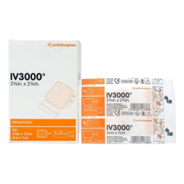 Smith & Nephew OpSite IV3000 1-Hand Dressing 4007, 2-3/8 x 2-3/4 Inch