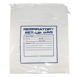Rosceo Medical Patient Set-Up Bag, 4 Inch Gusset Drawstring, 16 x 12 ...