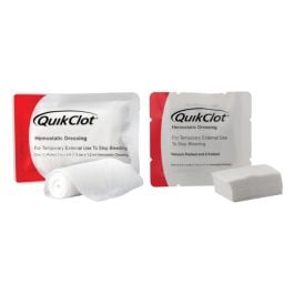 QuikClot Bleeding Control Hemostatic Dressings | Vitality Medical