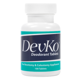 Parthenon DevKo Deodorant Tablets for Ostomy Appliances | Vitality Medical
