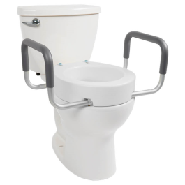Vive Toilet Seat Risers with Arms - Elongated & Standard | Vitality Medical