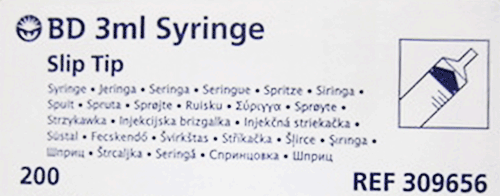 BD Integra 3 mL Syringe w/Detachable Needle, Sterile, Hypodermic Needle ...