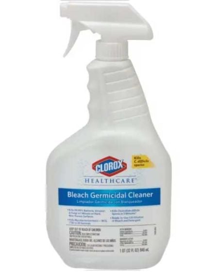 Clorox Healthcare Bleach Germicidal Cleaner Spray - 68970, 68967 ...