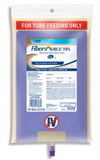 Fibersource Hn 1.2 Cal Tube Feeding Formula | Vitality Medical