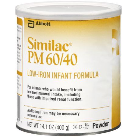 Similac PM 60/40 Low-Iron Infant Formula - Abbott 00850