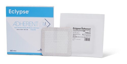 Advancis CR3863 Eclypse Adherent Super Absorbent Dressing | 5-9/10 x 5 ...