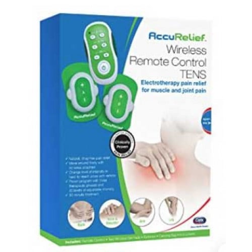AccuRelief Wireless TENS Unit with Remote Control | Electrotherapy Pain ...