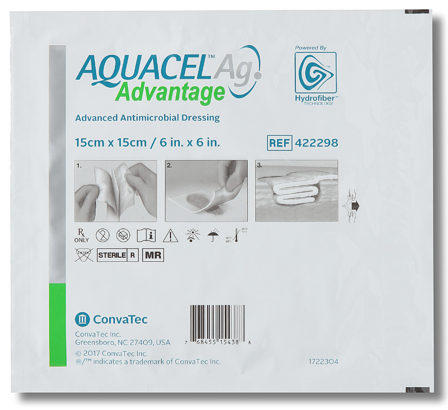 ConvaTec Aquacel Ag Advantage Wound Dressing