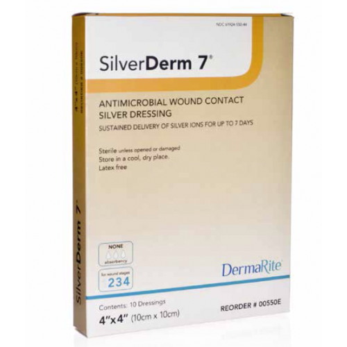 Dermarite SilverDerm7 Contact Layer Ionic Silver Dressing | 00550E