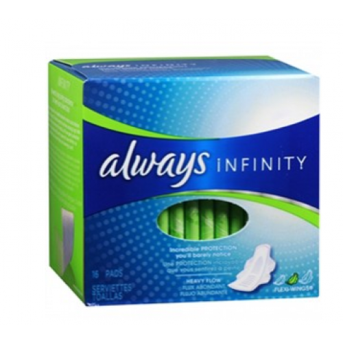 Always Infinity Pads with FlexFoam - Procter & Gamble 03700011714 ...
