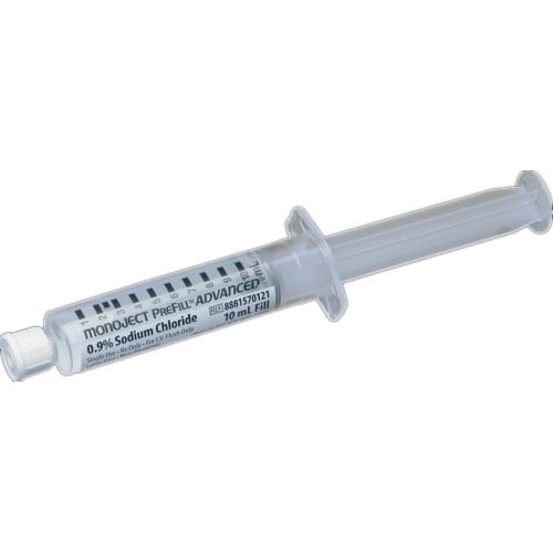 Monoject Prefill 0.9% Sodium Chloride Flush Syringe - Cardinal Health ...