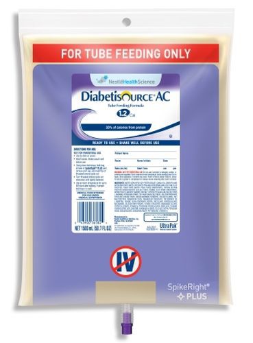 DIABETISOURCE AC 1.2 Tube Feeding Formula | Nestle 36500000, 36508100 ...