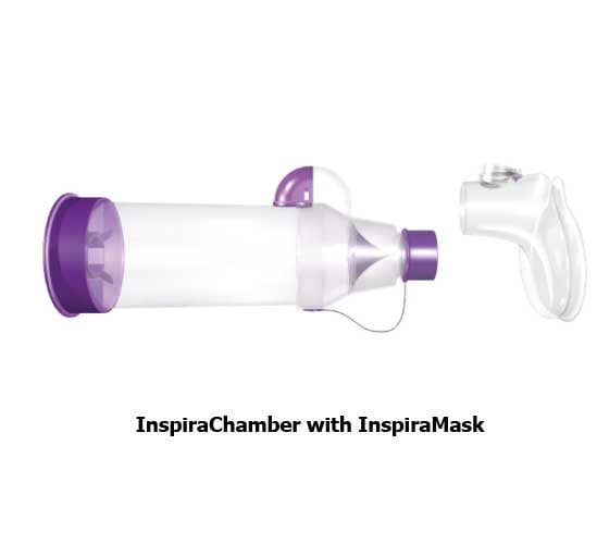 InspiraChamber Antistatic Valved Holding Chamber - Salter Labs IC-VHC-0 ...