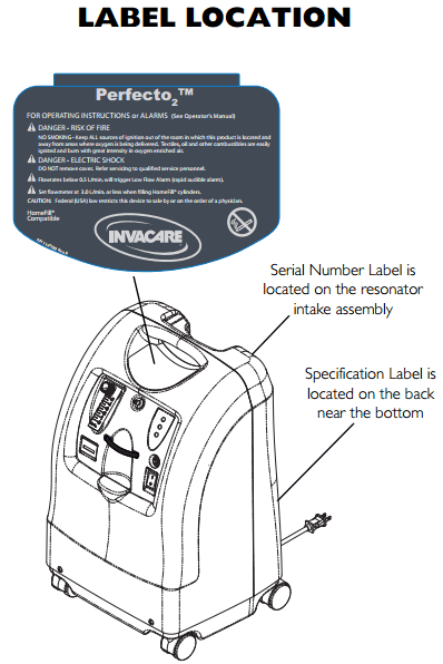Invacare Perfecto2 V Oxygen Concentrator - IRC5PO2V | Vitality Medical