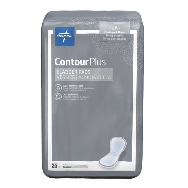 Medline BCPE ContourPlus Bladder Control Pads - Mini, Midi, Maxi ...