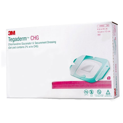Tegaderm CHG IV Securement Dressing by 3M | Vitality Medical