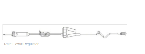 IV Administration Set with Rate Flow Regulator B. Braun V5922 ...