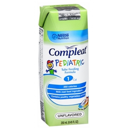 Compleat Pediatric Tube Feeding Formula, Unflavored - Nestle 14240000 ...