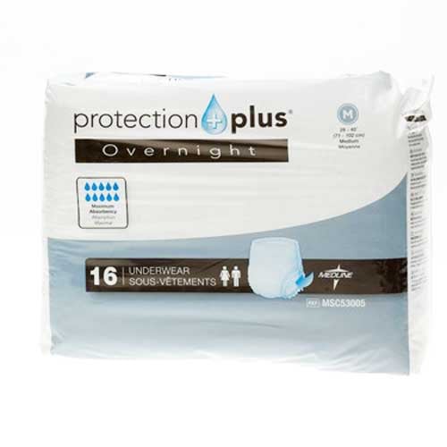 MedLine Protection Plus Overnight Protective Underwear | MSC53600 ...