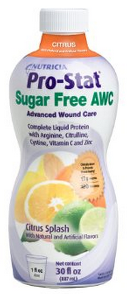 Pro-Stat Sugar Free AWC Liquid Protein - Wild Cherry Punch, Citrus ...