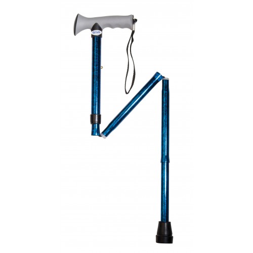 Folding Cane with Comfortable Gel Hand Grip Lightweight: 10370BC-1 ...