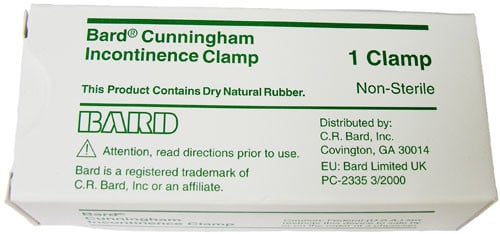 Bard Cunningham Clamp - Size 1, 2, 3 | Vitality Medical