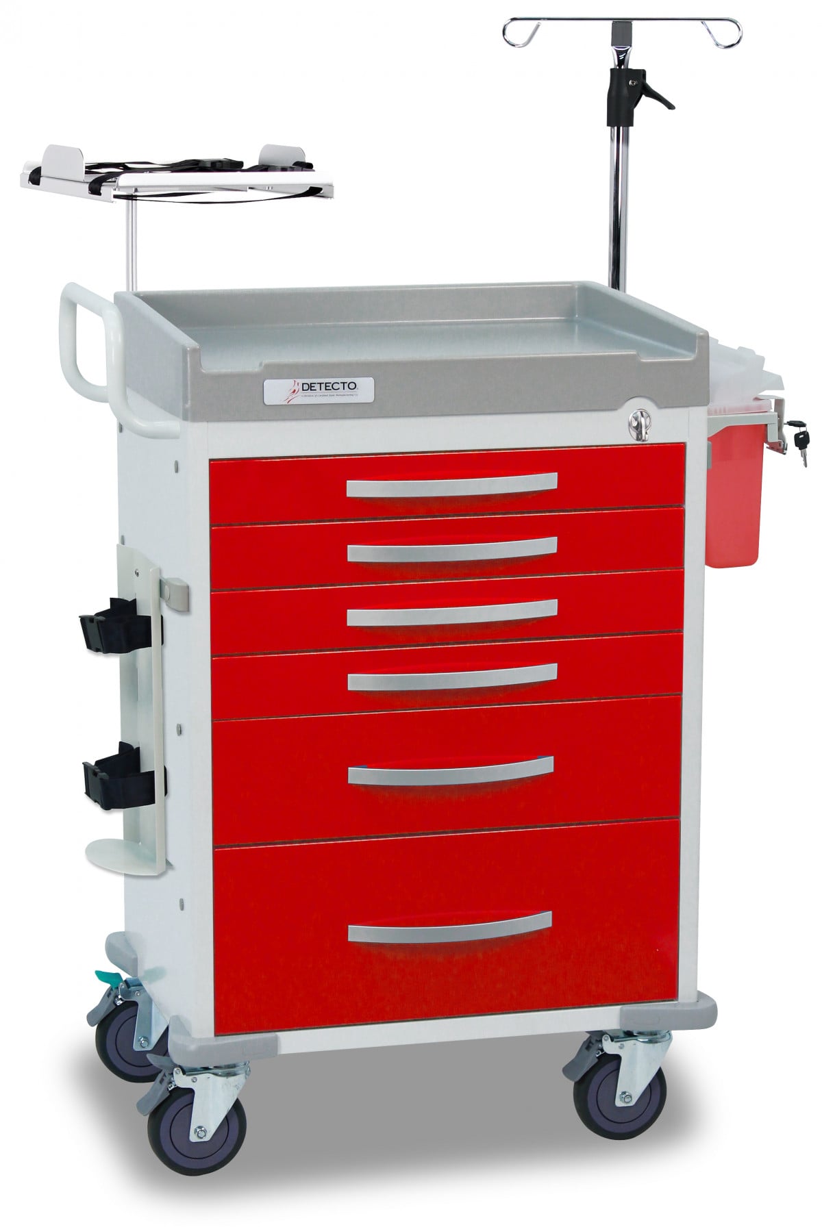 Detecto Rescue Series Medical Carts - 5 & 6-Drawer | Vitality Medical