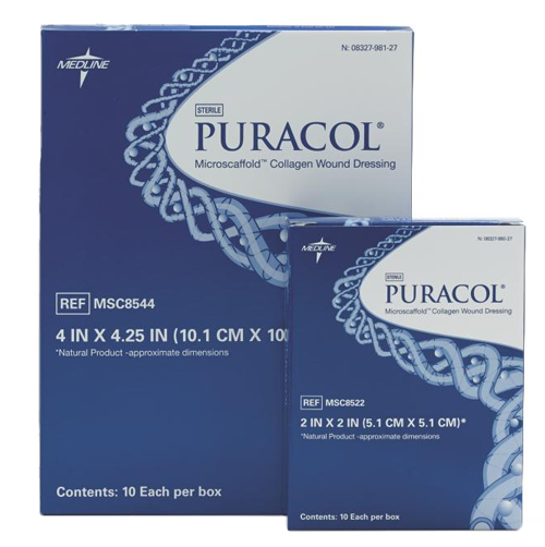 Puracol Collagen Wound Dressing - MedLine MSC8544, MSC8622EP, MSC8644EP ...