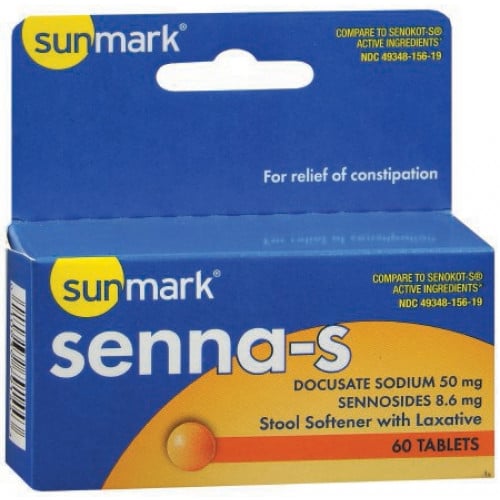 Senna Plus Docusate Sodium 50 mg Laxative by McKesson, BUY Laxative ...