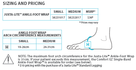 Mediven CircAid Juxta-Lite Ankle-Foot Wrap - Small & Medium | Vitality ...