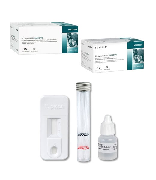 McKesson Consult H. Pylori Cassette Test Kit - 10 & 25 Tests | Vitality ...