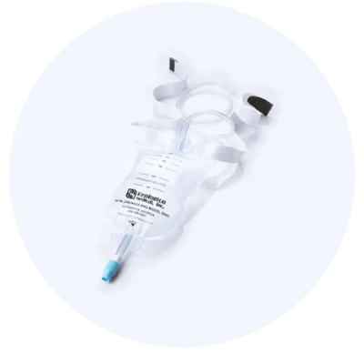 Remington Medical 600mL Nephrostomy Drainage Bag, 600D w/ 24" Tubing