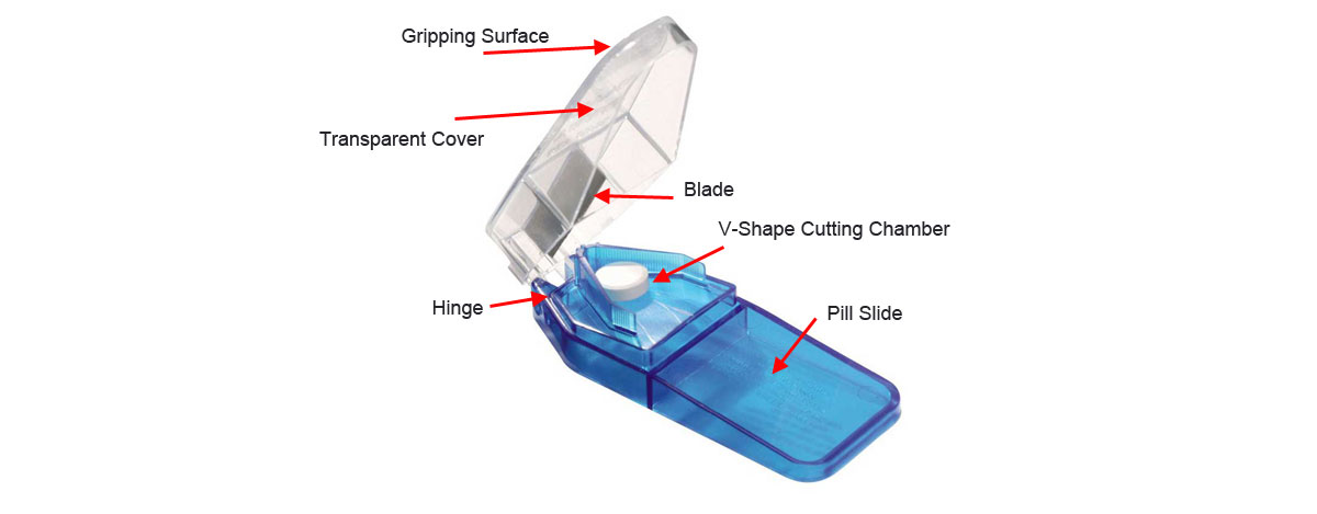 EZY Dose Original Pill Cutter - Apothecary Products Pill Splitter ...