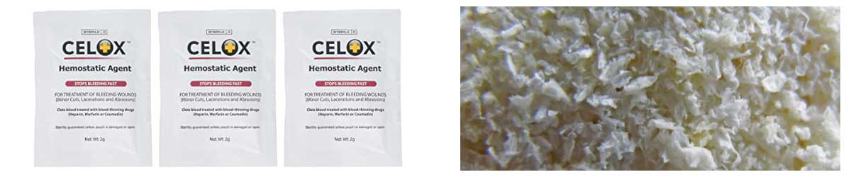 Celox Hemostatic Granules | Clots Blood Quickly | Vitality Medical
